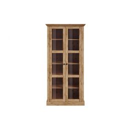 Vitrine Home Affaire "Meliss" Schränke Gr. B/H/T: 94 cm x 192 cm x 39 cm, 2 St., Komplettausführung, beige (natur) Vitrinen