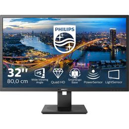 G (A bis G) Philips LED-Monitor "325B1L" Monitore schwarz Monitore