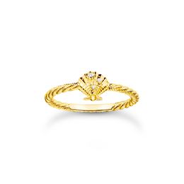 Thomas Sabo Ring Seil mit Muschel gold