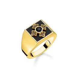 Thomas Sabo Ring Royalty Kreuz gold