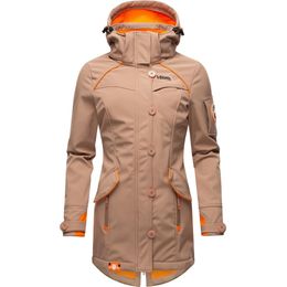 Marikoo Jacke 'Soulinaa' Damen Gr&ouml;&szlig;e XXXL hellbraun / orange