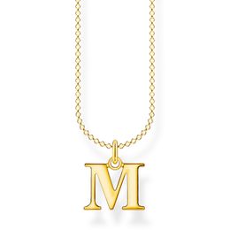 Thomas Sabo Kette Buchstabe M gold