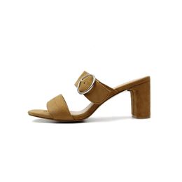 Celena Pantolette 'Cattaleya' Damen Gr&ouml;&szlig;e 39 camel