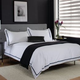 TK Maxx Weiß-graues Bettbezugset aus Baumwolle 135x200cm