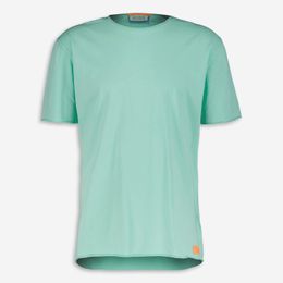 TK Maxx Hellblaues T-Shirt mit gefranstem Saum