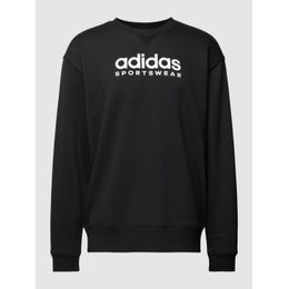 adidas Sportswear Sweatshirt mit Label-Print