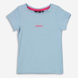 TK Maxx Blaues T-Shirt mit pinkem Logo