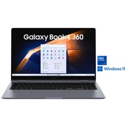 Samsung Notebook "NP750Q Galaxy Book4 360 15''" Notebooks Gr. 8 GB RAM 256 GB SSD, grau 15" Notebook