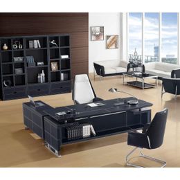 JVmoebel Eckschreibtisch, Design Luxus Möbel Büro Set Eckschreibtisch Aktenschrank 2tlg. Tisch