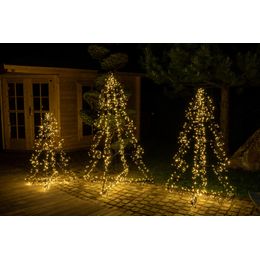 LED Dekolicht Star-Max "Weihnachtsdeko aussen" Lampen Gr. 500 flammig, Höhe: 120,00 cm, schwarz Dekofiguren