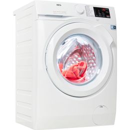 A (A bis G) AEG Waschmaschine "L6FBG51470" Waschmaschinen weiß Frontlader