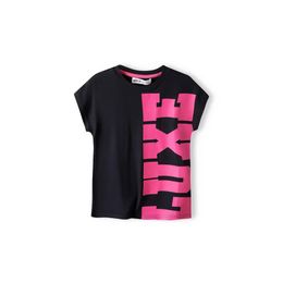 MINOTI Shirt M&auml;dchen Gr&ouml;&szlig;e 140/146 pink / schwarz