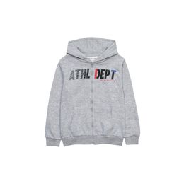 MINOTI Zip-Up Hoodie boy size 146/152 Dark blue / mottled grey / Fire red / Black