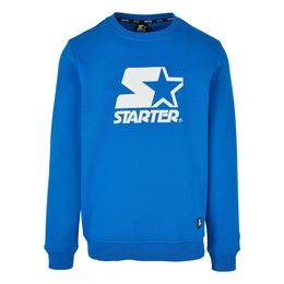 Starter Black Label Sweatshirt Herren Gr&ouml;&szlig;e M kobaltblau / wei&szlig;