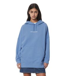 Marc O'Polo Sweatshirt MARC O'POLO DENIM "aus Organic Cotton" Gr. SM, blau Damen Sweatshirts Oversize Shirts