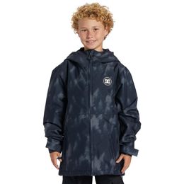 Snowboardjacke DC Shoes "Basis Print" Gr. 8(125-130cm), schwarz (black tree runs) Kinder Jacken Schneejacken