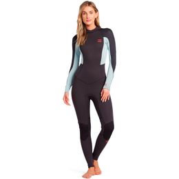 Neoprenanzug Billabong "3/2mm Launch" Gr. L/170-175 cm & 59-68kg, grau (grey) Damen Sportanzüge Bekleidung