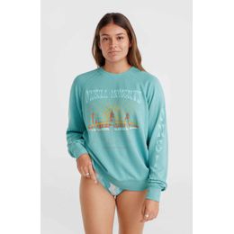 O`Neill Sweatshirt O'NEILL "O'NEILL BEACH VINTAGE CREW" Gr. XS (34), ripling shor Damen Sweatshirts Sportbekleidung