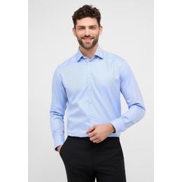 Langarmhemd Eterna "COMFORT FIT" Gr. 42, Normalgrößen, blau (himmelblau) Herren Hemden Langarm