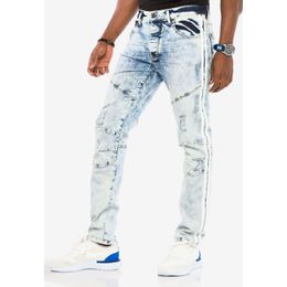 Cipo & Baxx Bequeme Jeans CIPO & BAXX Gr. 29, Länge 32, blau Herren Jeans
