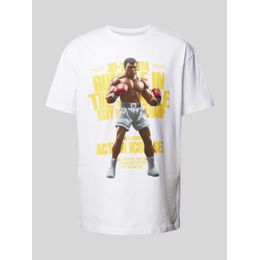 Mister Tee Oversized T-Shirt mit Motiv- und Statement-Print Modell 'Rumble'
