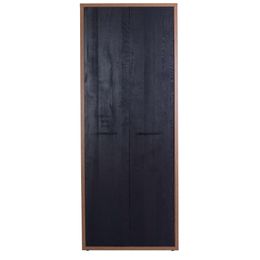 Aktenschrank COMPOSAD "DAVINCI" Schränke Gr. B/H/T: 82 cm x 218 cm x 36 cm, groß mit zwei Holztüren, 2 St., nussholz, s Aktenschränke