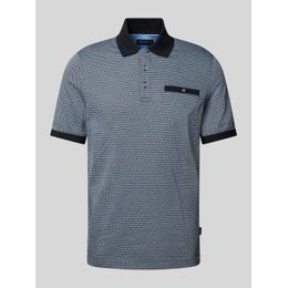 Bugatti Poloshirt mit Kontrastbesatz