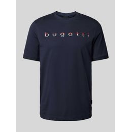 Bugatti T-Shirt mit Logo-Print