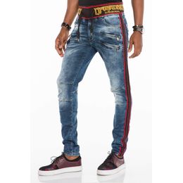 Cipo & Baxx Bequeme Jeans CIPO & BAXX Gr. 28, Länge 32, blau Herren Jeans