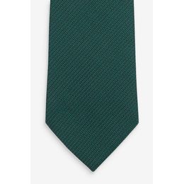 next Krawatte Struktur-Krawatte mit Krawattenklammer (2-St)