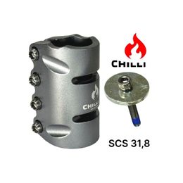 Chilli Pepper Chilli Stuntscooter Chilli Pro Scooters SCS-4 Bolts Stunt-Scooter Klemme SCS 32 Grau