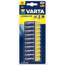 Varta 12x 30er-Packung Longlife Alkaline-Batterien LR6 AA 1
