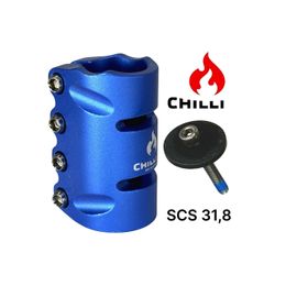 Chilli Pepper Chilli Stuntscooter Chilli Pro Scooters SCS-4 Bolts Stunt-Scooter SCS Klemme 32 Blau