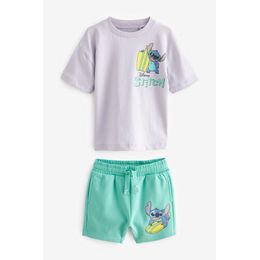 next T-Shirt & Shorts Stitch Kurzarm-T-Shirt und Shorts im Set (2-tlg)