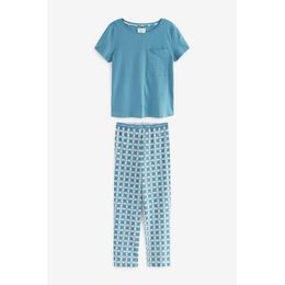 next Pyjama Kurzärmeliger Baumwoll-Pyjama (2 tlg)