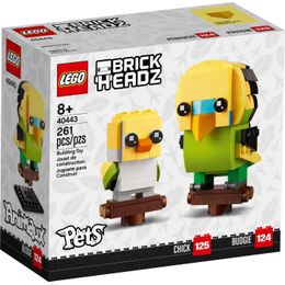 Lego® Konstruktionsspielsteine Lego® BrickHeadz 40443 Wellensittich