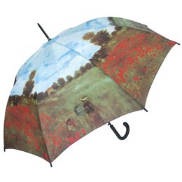 Happy Rain Stockregenschirm Motiv Claude Monet "Mohnfeld bei Argenteuil"
