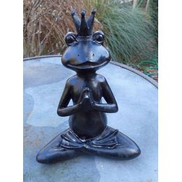 Deko-Impression Dekofigur Fengshui Deko-Figur Yoga Frosch Skulptur sitzend Hände gefaltet 22 (1 St)