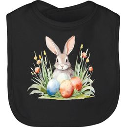 Shirtracer Lätzchen Hase mit Ostereiern