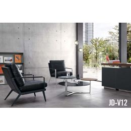JVmoebel Wohnzimmer-Set, Sofagarnitur 3tlg Set 2x Sessel Beistelltisch Sofa Garnitur Büro