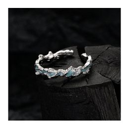 Tuilerien Fingerring Mint Blue Frosted Zirkonia Fashion Ring Damenschmuck Ringe