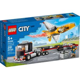 Lego® Konstruktionsspielsteine Lego® City 60289 Flugshow-Jet-Transporter