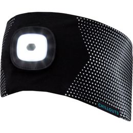 Chillouts Stirnband Chill Light Headband black reflective dots