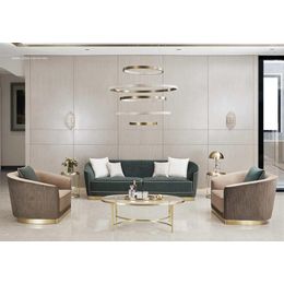 JVmoebel Wohnzimmer-Set, Designer Sofa Sofagarnitur 3+1+1 Sitzer Couch Polster Garnitur Neu