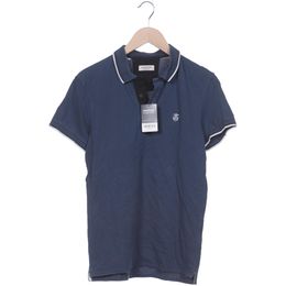 Selected Herren Poloshirt, blau, Gr. 48