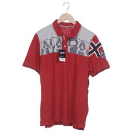 Napapijri Herren Poloshirt, rot, Gr. 56