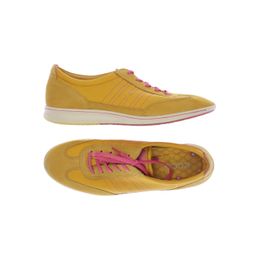 Ecco Damen Sneakers, gelb, Gr. 39