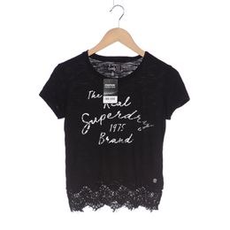 Superdry Damen T-Shirt, schwarz