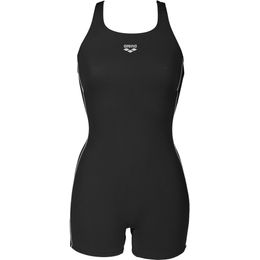 arena Badeanzug, Ringerrücken, Shorts, für Damen, schwarz, 46