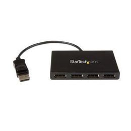 StarTech.com Multi-Port-Adapter, DisplayPort-Stecker - DisplayPort-Buchse, Schwarz - MSTDP124DP